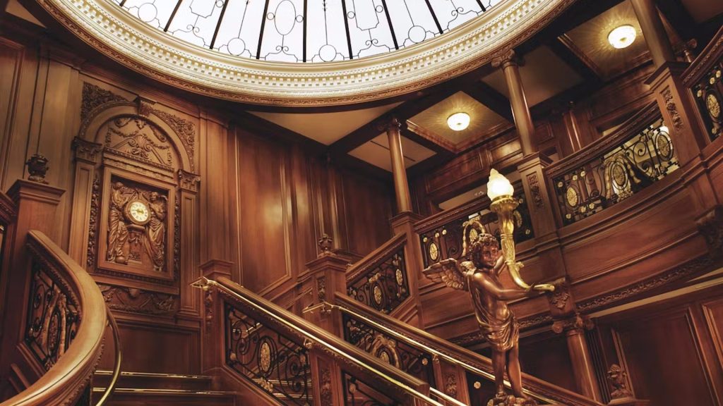 Grand staircase of the Titanic - Virtual Backgrounds